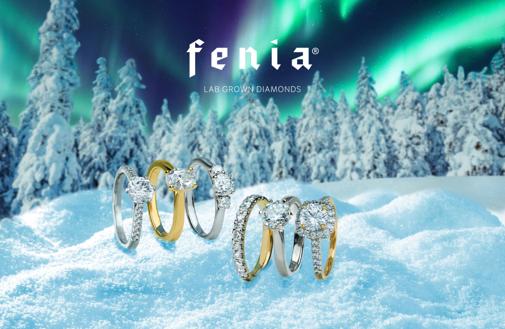 Fenia - moderni laboratoriotimanttisormusmallisto - Häät & Juhlat